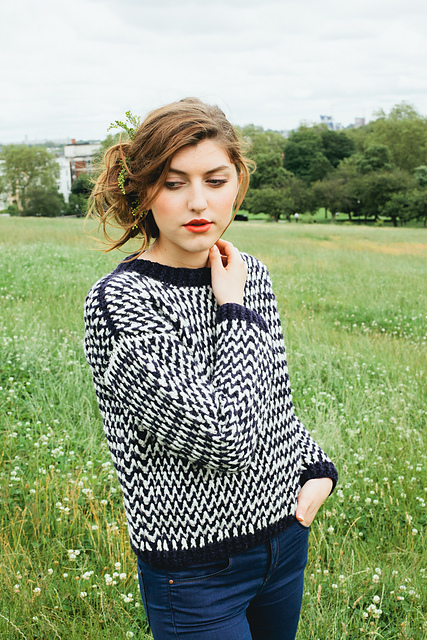 Ravelry: Whitby Sweater pattern by Tracey Ann Shears