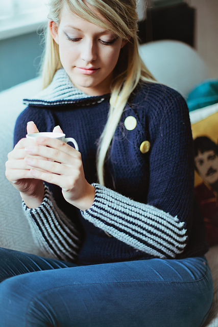 Ravelry: Mod Squad Sweater pattern by Amy Depew
