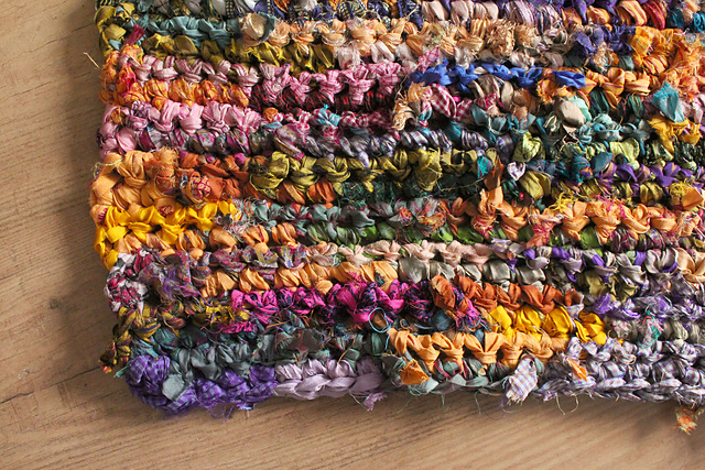 Ravelry: Ribbon Rag Rug pattern by Claire Montgomerie