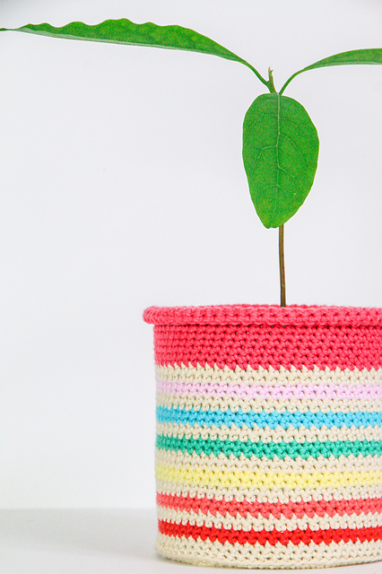 Ravelry: Rainbow Plant Pot pattern by Matt Farci