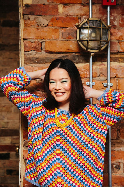 Ravelry: Rainbow Bright Sweater pattern by Cassie Ward