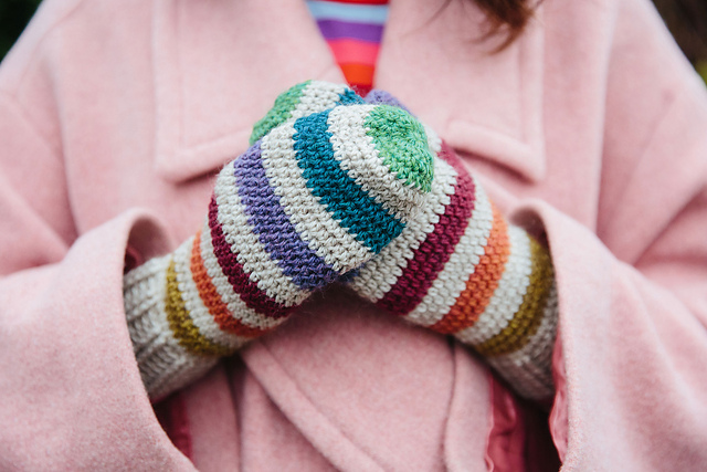 Ravelry: Bifrost mittens pattern by Zeens and Roger