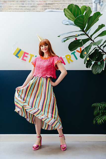 Ravelry: Party Top pattern by Simone Francis