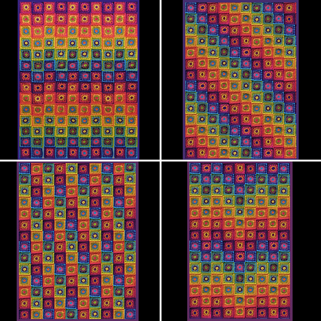 Ravelry: Kaleidoscope Blanket pattern by Kaz - Insomnia Crochet