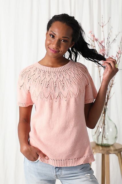 Ravelry: Subtle Spring Tee pattern by Rachel Brockman