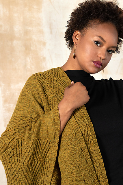 Ravelry: Nested Diamonds Wrap pattern by Monica Christine