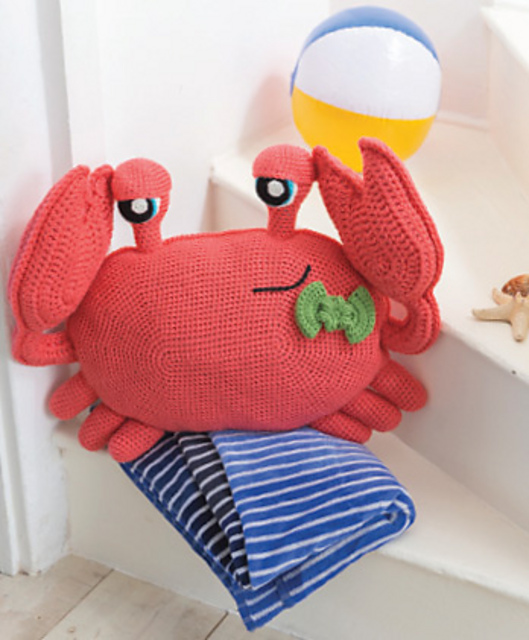 Ravelry: Cranky The Crab Pillow pattern by Ira Rott