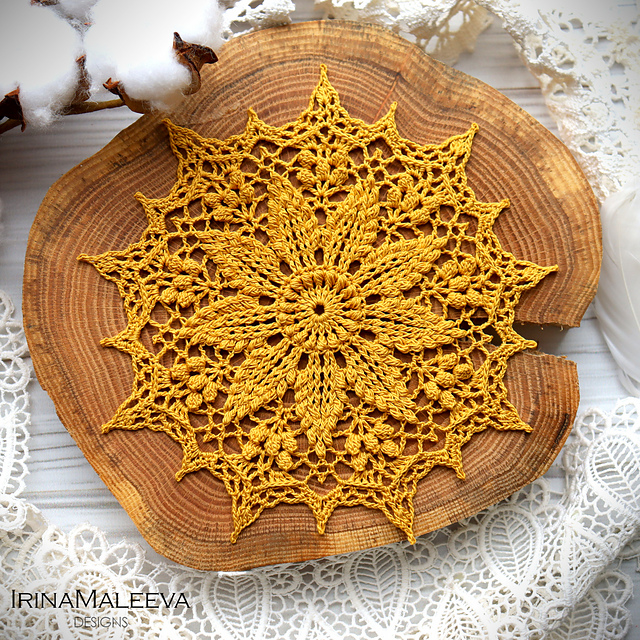 Ravelry: Anna mini doily pattern by Irina Maleeva