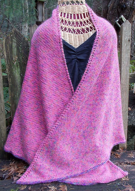 Ravelry: Half-n-Half Shawl pattern by Jane Irish Nelson
