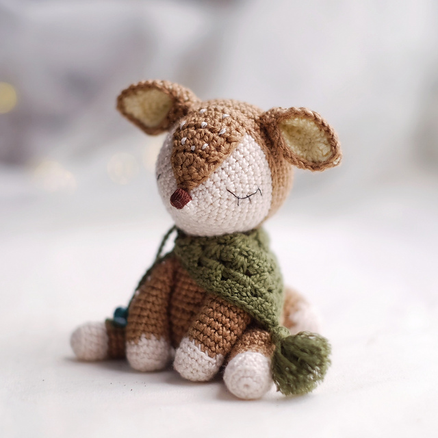 Ravelry: The Little Fawn/deer amigurumi pattern by Cecilia from Irissesile