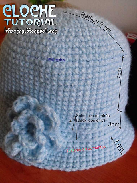 Ravelry: Cloche Tutorial (Spanish) pattern by Irene Kiss