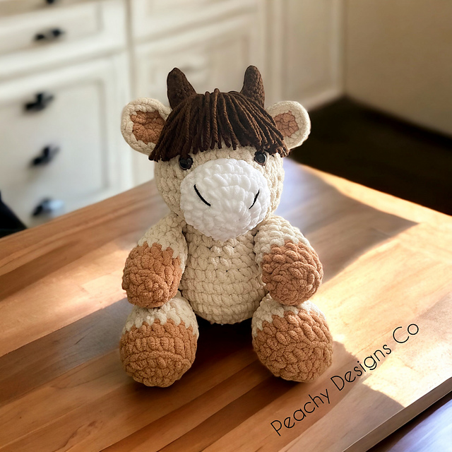 Ravelry: Plush Highland Cow pattern by The Design Hub