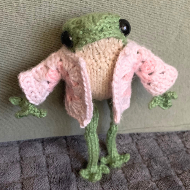 Ravelry: Hexagon Cardigan for Frog pattern by Lindsey Steward-DeMars