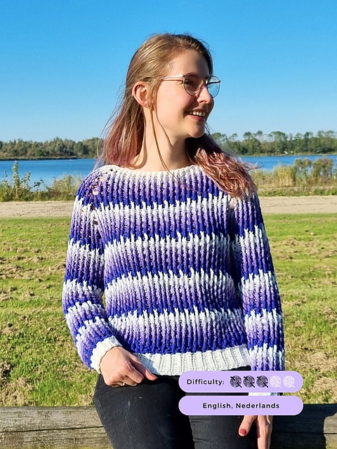 Ravelry: Ace of Shades sweater pattern by Anne ten Haaf