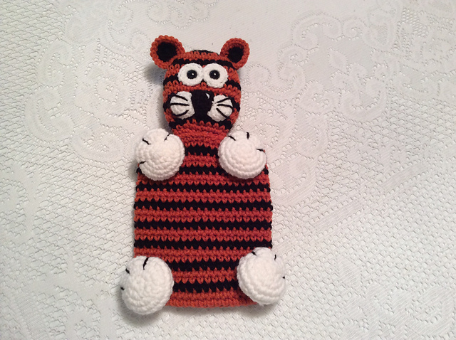 Ravelry: Tiger Snuggle Buddy Lovey or Security toy pattern by Lisa Kingsley