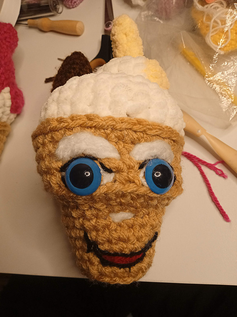 Ravelry: ice-cream cone - whippy pattern by JBarkerStargazer