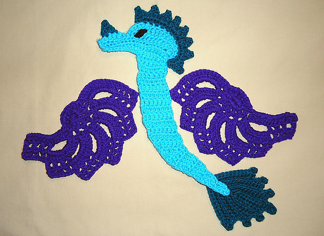 Ravelry: Dragon motif pattern by Jennie Faith