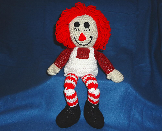 Ravelry: Raggedy Ann crochet doll pattern by Jennie Faith