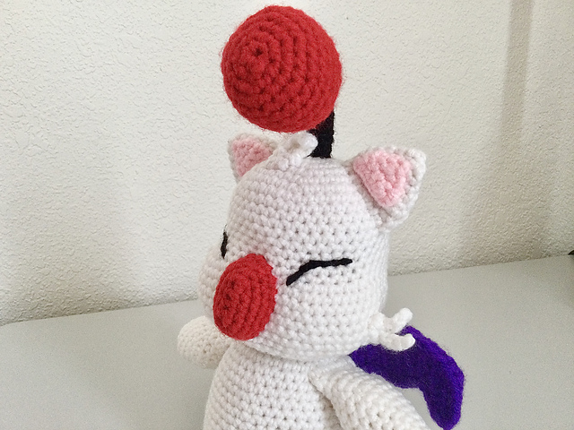 Ravelry: Moogle amigurumi pattern by Jennie Faith