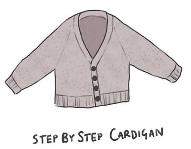 Ravelry: JConklin's Step By Step Cardigan