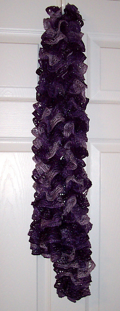 Ravelry: JCsSewingRoom's Loom Knit Ruffle Scarf
