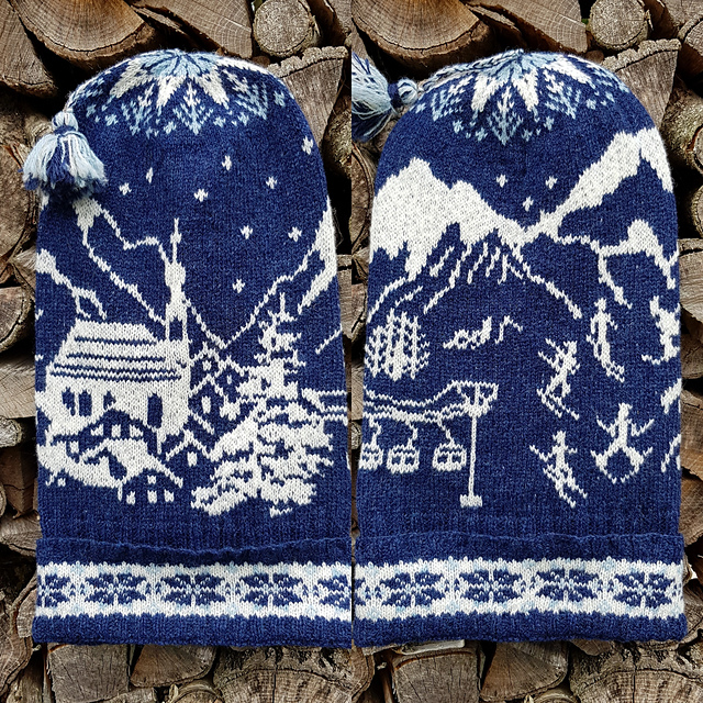 Ravelry: Hat Winter in the Alps pattern by Janet Hof