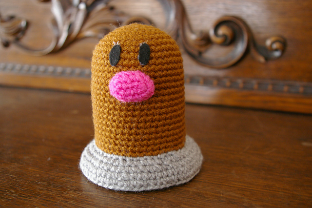 Ravelry: Diglett (Pokemon) pattern by J. Lopez