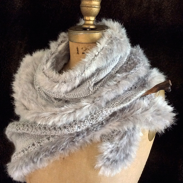 Ravelry: Frost Cowl & Shawl Set pattern by J. L. Fleckenstein