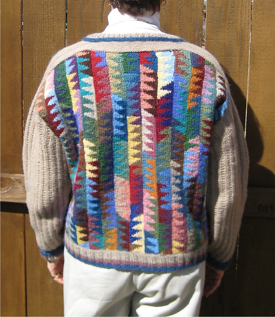 Ravelry: Five Triangles Stacked Pullover pattern by Nancy Marchant