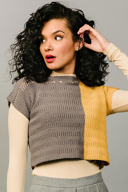 Ravelry: Tarmac Tee pattern by Connie Lee Lynch