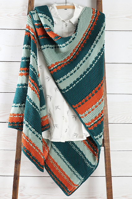 Ravelry: Winter Sunset Shawl pattern by Susanna IC