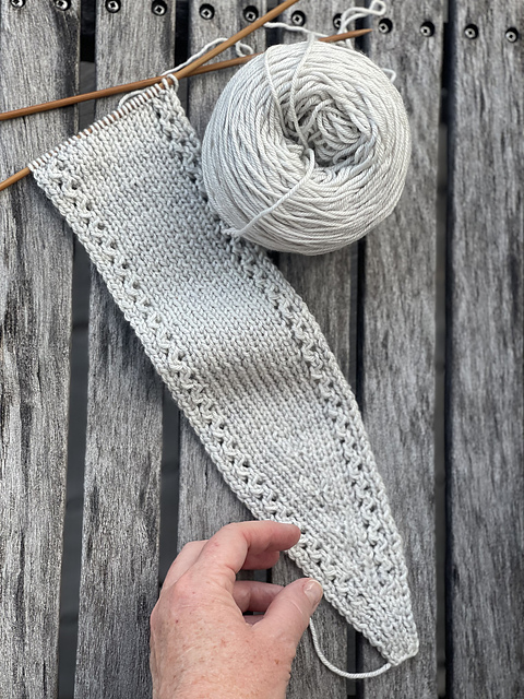 Ravelry: Riptide Scarfette pattern by Jennifer Shiels Toland