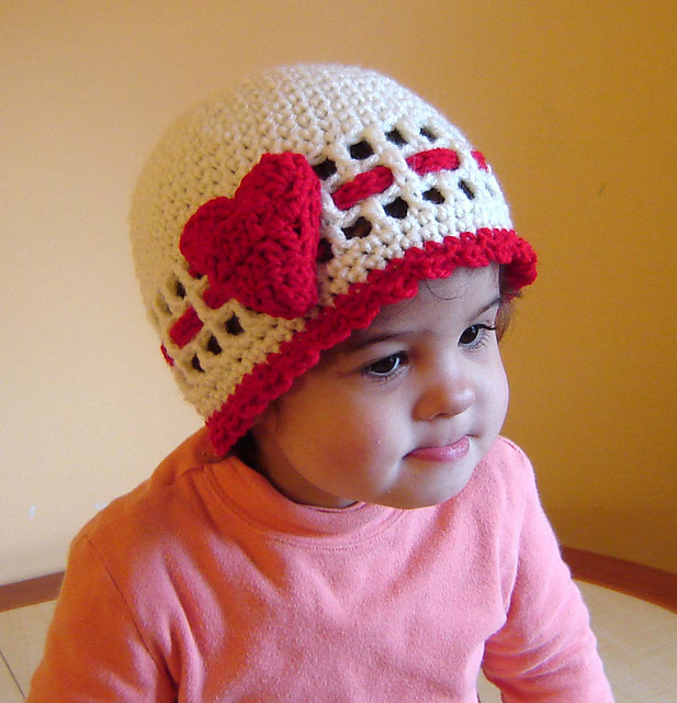 Ravelry: Red heart or Rose Beanie pattern by JTcreations