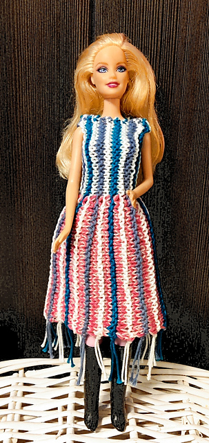 Ravelry: Barbie's Fringe Dress pattern by Jaana Laine