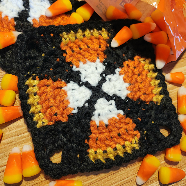 Ravelry: Candy Corn Granny Square pattern by Jack Evil
