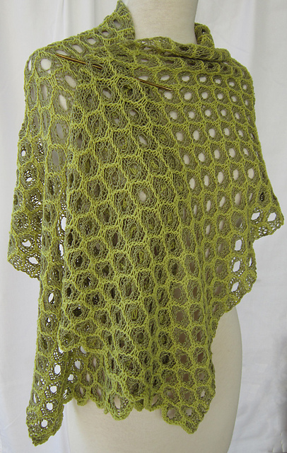Ravelry: Honeycomb Shadow Lace pattern by Jackie Erickson-Schweitzer