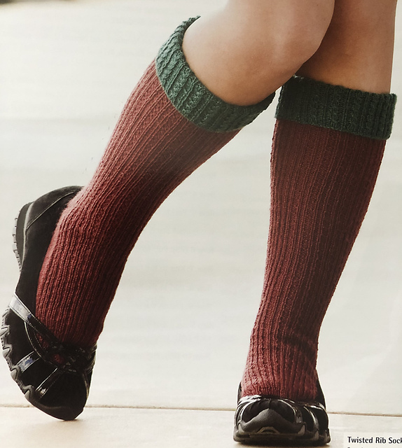 Ravelry: Twisted Rib Socks pattern by Kathryn Beckerdite