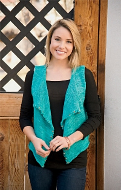 Ravelry: Waterfall Vest pattern by Kathleen England and Barbara Condon
