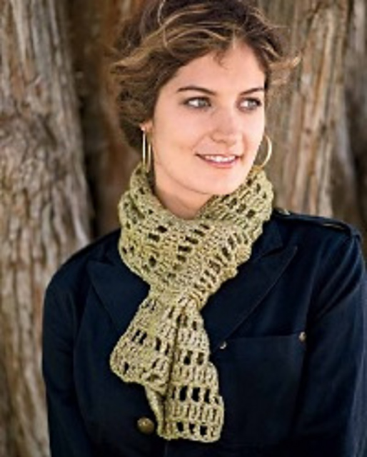 Ravelry: Vintage Lattice Scarf pattern by Amy Polcyn