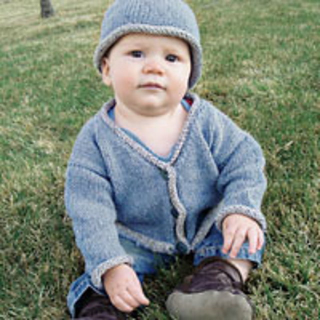 Ravelry: Eco Baby Tweed Set pattern by Lorna Miser