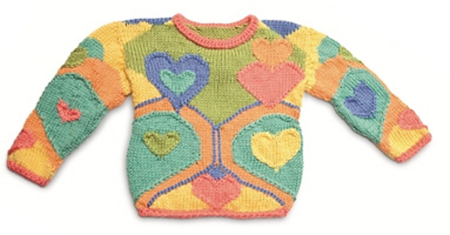 Ravelry: Heart to Heart Sweater pattern by Kelly Klem