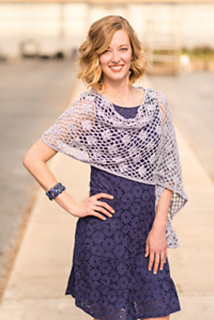 Ravelry: Climbing Wisteria Wrap pattern by Angelia Robinson