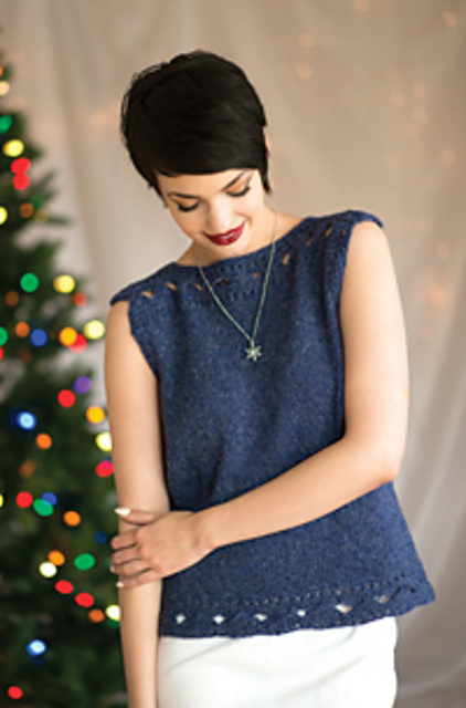 Ravelry: Twinkling Tinsel Top pattern by Jill Wolcott