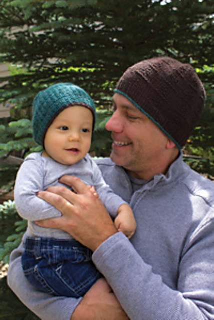 Ravelry: Father and Son Beanies pattern by Lisa Ellis