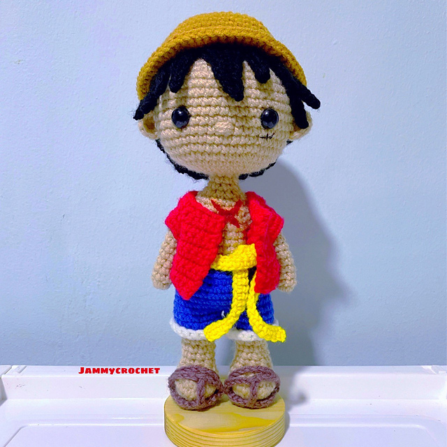 Ravelry: Monkey D. Luffy (One Piece) pattern by Amelia Kow