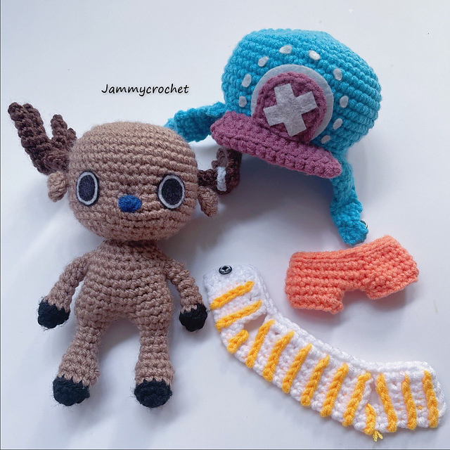 Ravelry: Tony Tony Chopper ACCESSORIES ONLY (One Piece) pattern by ...