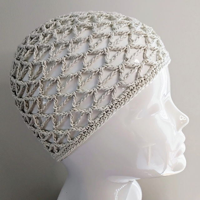 Ravelry: Mesh Festival Skull Cap pattern by Michelle Shaw