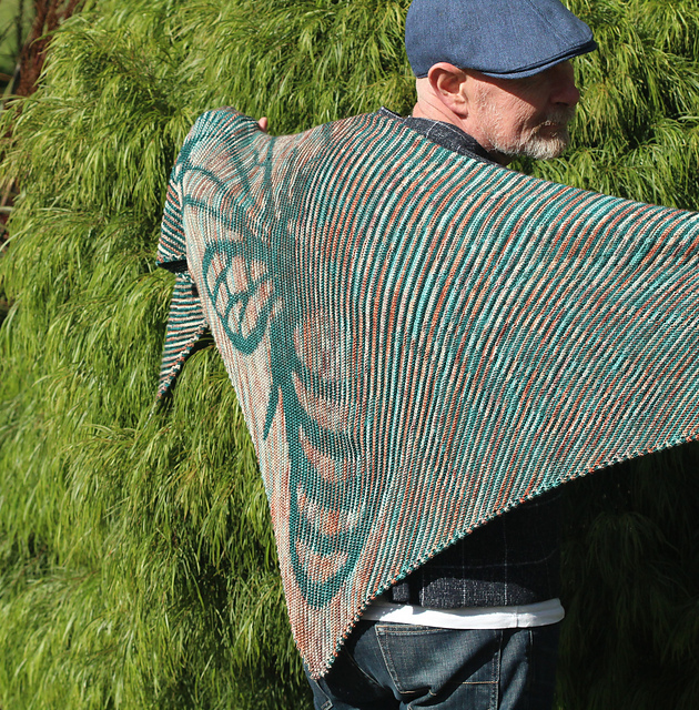 Ravelry: Bee Shadow Shawl pattern by Mark Jamieson