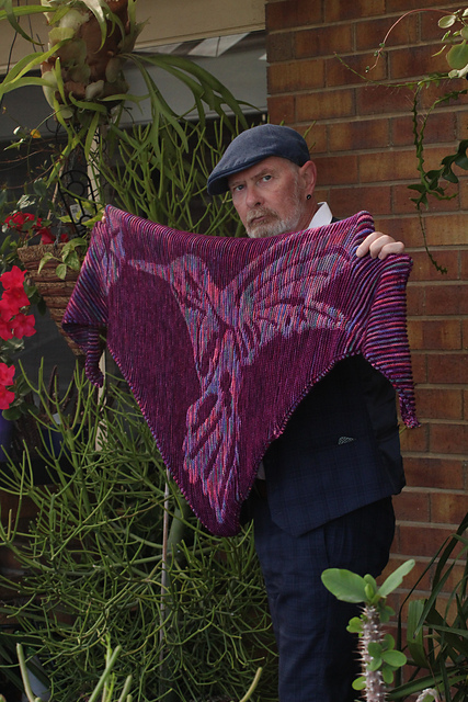 Ravelry: Hummingbird Shadow Shawl pattern by Mark Jamieson