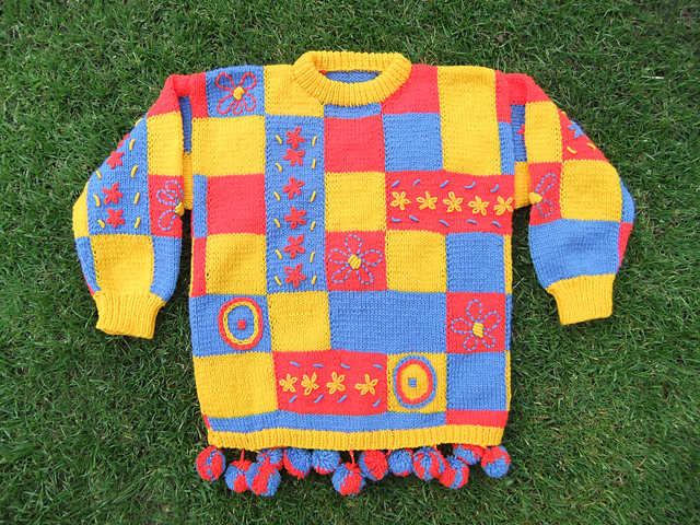 Ravelry: Patchwork Tunic and Sweater - Design 7 pattern by Patons